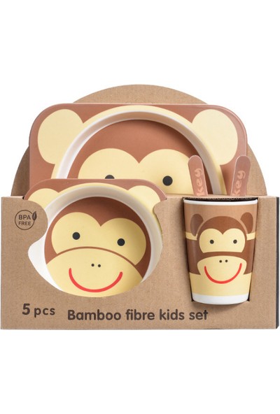 Mann Bamboo Çocuk Çatal Kaşık Tabak Seti (Yurt Dışından) Mann Bamboo Çocuk Çatal Kaşık Tabak Seti (Yurt Dışından)