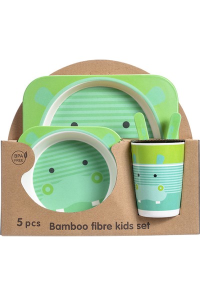 Mann Bamboo Çocuk Çatal Kaşık Tabak Seti (Yurt Dışından) Mann Bamboo Çocuk Çatal Kaşık Tabak Seti (Yurt Dışından)