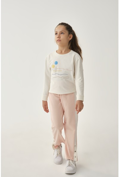 Dagi Pembe Yanları Şerit Eşofman