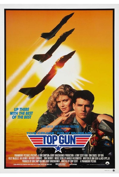 Aktuel Accessories Top Gun (1986) 70 cm x 100 cm Afiş – Poster Traıngun