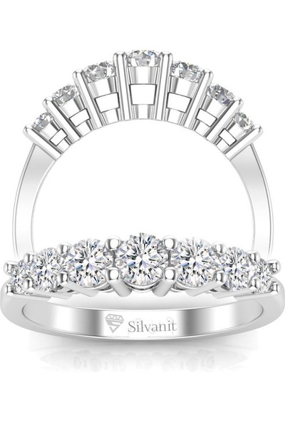 Silvanit Pırlanta 1,00 Karat Yarımtur Pırlanta Yüzük Silvanit Pırlanta 1,00 Karat Yarımtur Pırlanta Yüzük