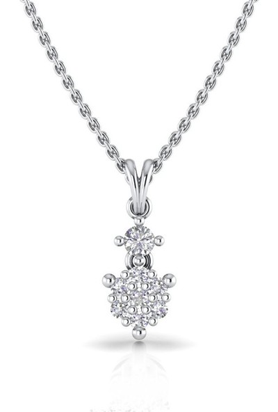 Silvanit 0,10 Karat Pırlantalı Kolye Silvanit 0,10 Karat Pırlantalı Kolye