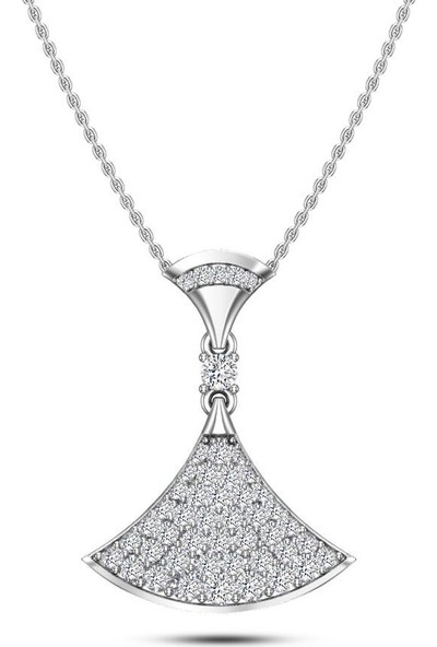 Silvanit Pırlanta Ballerına Kolye Silvanit Pırlanta Ballerına Kolye