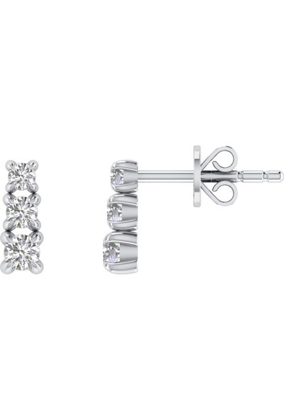 Silvanit 0,24 Karat Pırlanta Tria Küpe Silvanit 0,24 Karat Pırlanta Tria Küpe