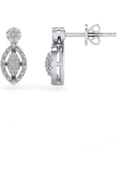 Silvanit 0,20 Karat Pırlantalı Küpe Silvanit 0,20 Karat Pırlantalı Küpe