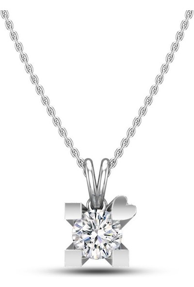 Silvanit 0,30 Karat Pırlanta Tektaş Kolye Silvanit 0,30 Karat Pırlanta Tektaş Kolye