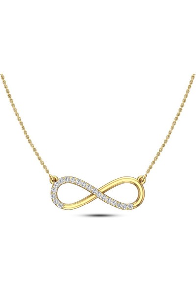 Silvanit Pırlanta Sonsuzluk Kolye Silvanit Pırlanta Sonsuzluk Kolye