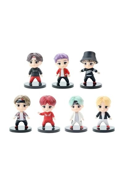 Venta Caliente 7 Parça Bts Pop Up Set, Bts Bebek Modeli Süsler, Bts Mini Figür-2 (Yurt Dışından) Venta Caliente 7 Parça Bts Pop Up Set, Bts Bebek Modeli Süsler, Bts Mini Figür-2 (Yurt Dışından)