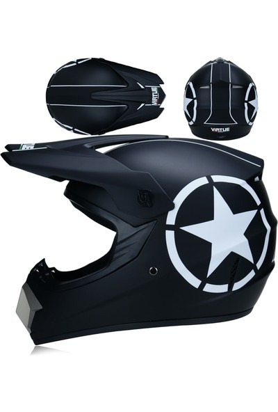 Virtue Motosiklet Kaskı-10-M (Yurt Dışından)