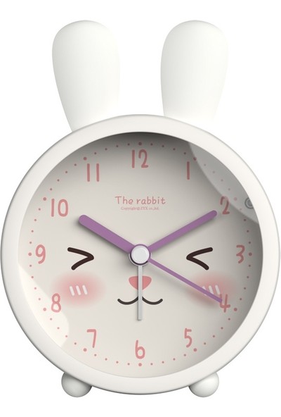 ZSZH Çocuk Öğrenci Silikon Çalar Saat Yatak Odası Başucu Gece Light Sessiz Saat-Beyaz Tavşan (Yurt Dışından) ZSZH Çocuk Öğrenci Silikon Çalar Saat Yatak Odası Başucu Gece Light Sessiz Saat-Beyaz Tavşan (Yurt Dışından)