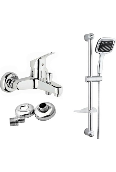 Yayke Aç Kapa Mix Banyo Bataryası + Kardelen Sürgülü Duş Takım Seti Garantili Yayke Aç Kapa Mix Banyo Bataryası + Kardelen Sürgülü Duş Takım Seti Garantili