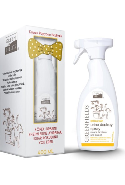 Green Fields Urine Destroy Köpek Idrar Koku Giderici Spray 400 ml Green Fields Urine Destroy Köpek Idrar Koku Giderici Spray 400 ml