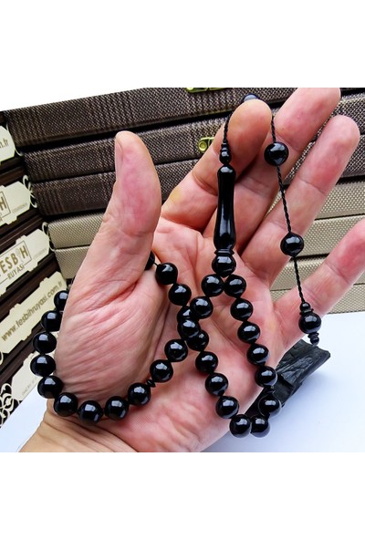 Tesbih Rüyası Şalgam Model Sistemli Erzurum Oltu Taşı Tesbih