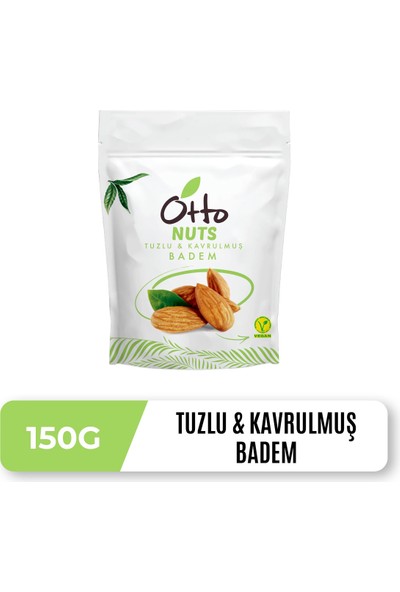 Otto Nuts 150 gr Kavrulmuş Badem Otto Nuts 150 gr Kavrulmuş Badem