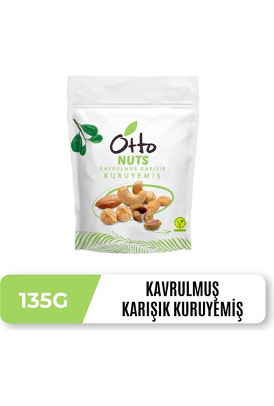 Otto Nuts Kavrulmuş Karışık Kuruyemiş - 135 gr Otto Nuts Kavrulmuş Karışık Kuruyemiş - 135 gr