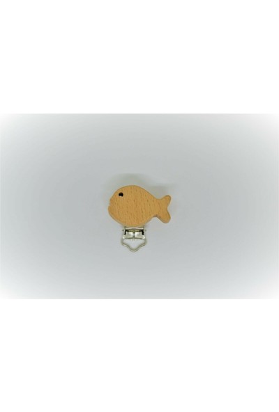 DM Hobi Balık Ahşap Emzik Klipsi DM Hobi Balık Ahşap Emzik Klipsi