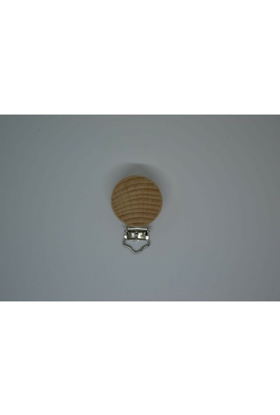 DM Hobi Yuvarlak Ahşap Emzik Klipsi DM Hobi Yuvarlak Ahşap Emzik Klipsi