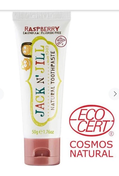 Jack N' Jill Doğal Diş Macunu 50 gr -Ahududu