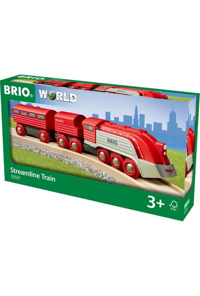 Brio World Kırmızı Buharlı Tren 33557