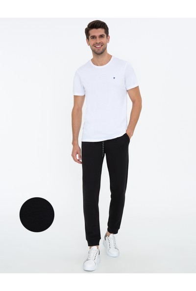 Pierre Cardin Siyah Slim Fit Eşofman Altı 50246812-VR046