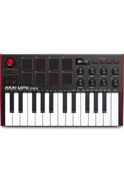 Akai Mpk Mini Mk3 - 25 Tuşlu Midi Klavye Akai Mpk Mini Mk3 - 25 Tuşlu Midi Klavye