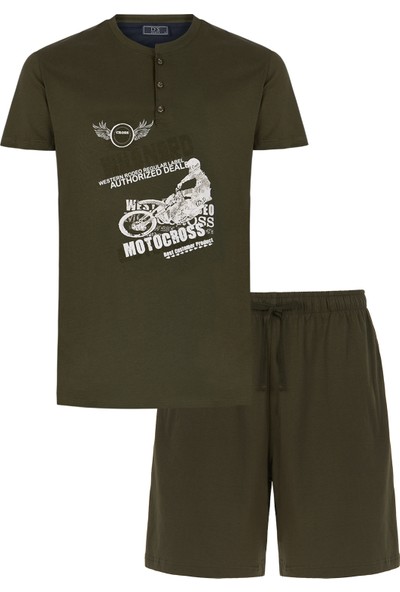 D'S Damat Ds Damat Motocros Şort Takım Hakı