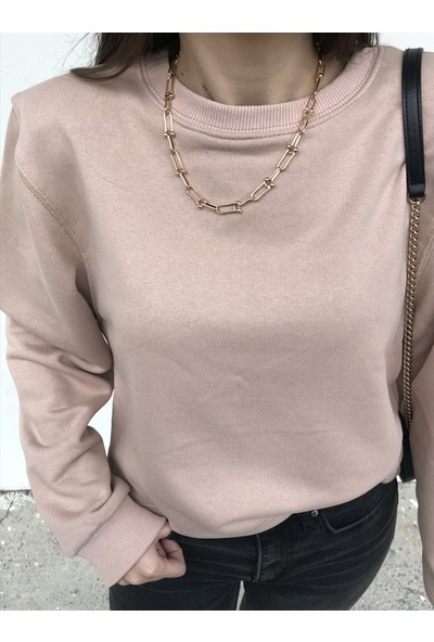 Pena Store Taş Rengi Vatkalı Sweatshirt Pena Store Taş Rengi Vatkalı Sweatshirt