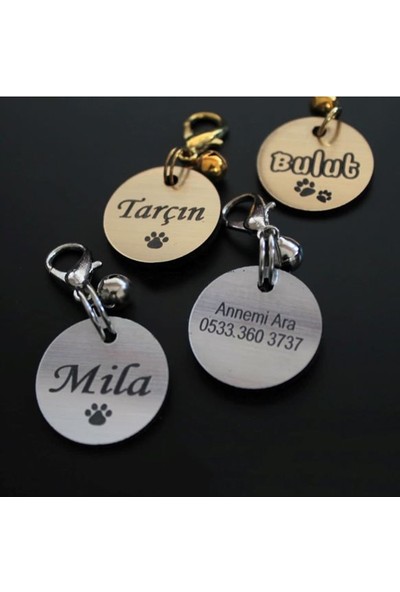 Poshet Store Köpek ve Kedi Dostlarınız Için Pleksi Özel Üretim Künye Isim Künyesi