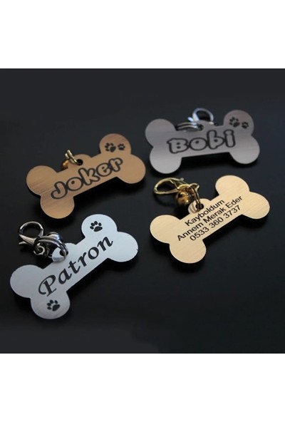 Poshet Store Köpek ve Kedi Dostlarınız Için Pleksi Özel Üretim Künye Isim Künyesi