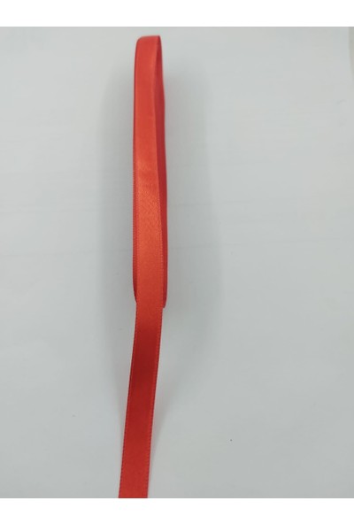 Ztt Saten Kurdale Kırmızı Renk 10MM 10 Metre 3 Adet