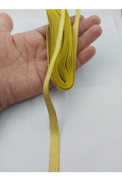 Ztt Saten Kurdale Gold Renk 20MM 10 Metre 1 Adet