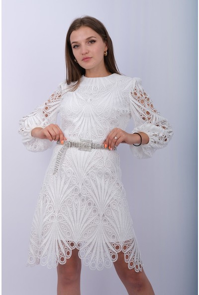 Zumra Online Gümüş Taşlı Kemer