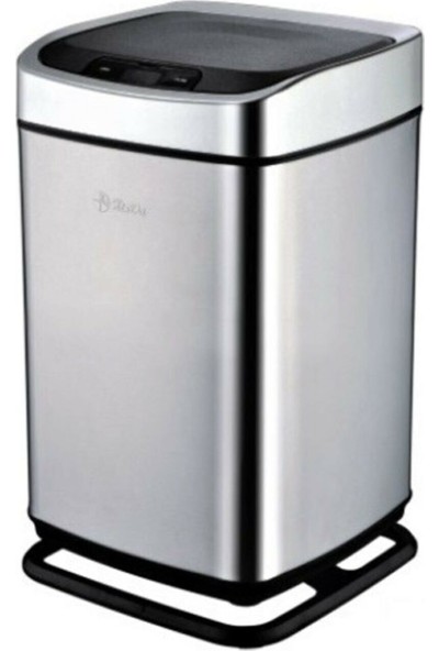 Xinda Rapatek Xinda GSC20 Sensörlü Paslanmaz Çelik 20 Lt Çöp Kovası