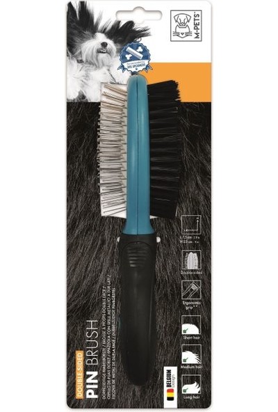 M-Pets 10105899 M-Pets Çift Taraflı Fırça