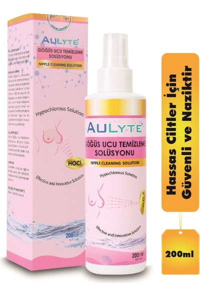 Aulyte Göğüs Ucu Temizleme Solüsyonu 200 Ml. Aulyte Göğüs Ucu Temizleme Solüsyonu 200 Ml.
