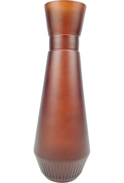 Bitki Tasarımı Amber Cam Vazo Mat Bitki Tasarımı Amber Cam Vazo Mat