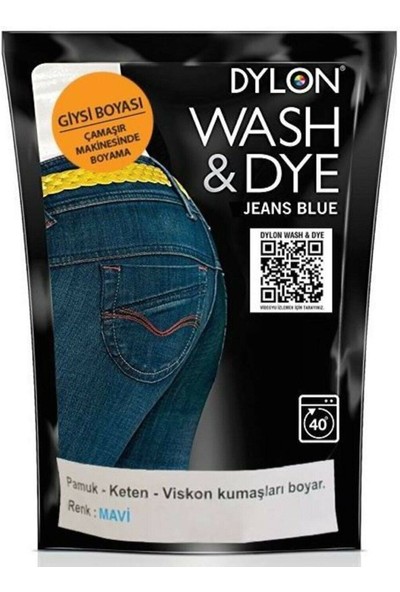 Dylon Mavi Kot Kumaş- Pantolon Boyası