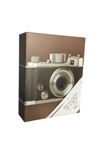 Dijital Dünyası 10X15 200LÜK Fotoğraf Makinası Desenli Fotoğraf Albümü Dijital Dünyası 10X15 200LÜK Fotoğraf Makinası Desenli Fotoğraf Albümü