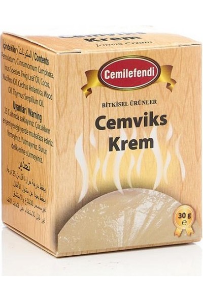 CEMİLEFENDİ Cemvik Kremi (Doğal Viks ) 30 gr