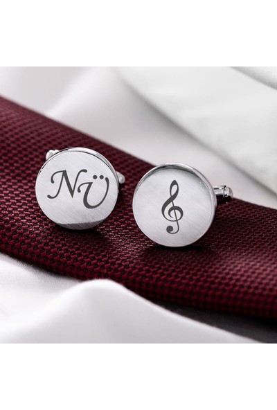 Gökdeniz 925 925 Ayar Müzik Sembolü Hediyelik Harfli Kol Düğmesi Gökdeniz 925 925 Ayar Müzik Sembolü Hediyelik Harfli Kol Düğmesi