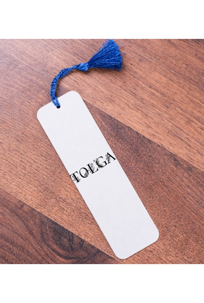 Hediye Dükkanı Kişiye Özel Çiçekli Harf Tasarım Isim Yazılı Kitap Ayracı