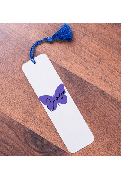 Hediye Dükkanı Kişiye Özel Kadına Hediye Kelebek Tasarım Isimli Kitap Ayracı Hediye Dükkanı Kişiye Özel Kadına Hediye Kelebek Tasarım Isimli Kitap Ayracı