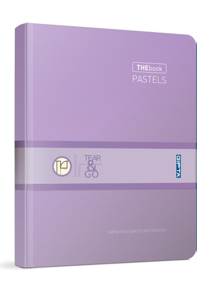 Gıpta The Book Pastel 20X28 400 Yaprak 4 Bölmeli Sert Kapak Ciltli Defter (3486) Kareli Mor Gıpta The Book Pastel 20X28 400 Yaprak 4 Bölmeli Sert Kapak Ciltli Defter (3486) Kareli Mor