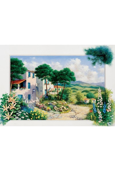 Art Puzzle Yazlıkta 1000 Parça Yapılmış Puzzle