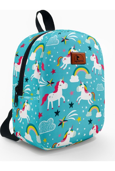 Alpacca Blue Unicorn Çocuk ve Bebek Sırt Çantası Alpacca Blue Unicorn Çocuk ve Bebek Sırt Çantası
