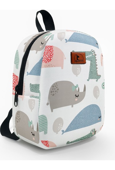 Alpacca Süslü Hayvanlar Çocuk ve Bebek Sırt Çantası