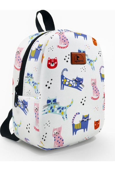 Alpacca Şaşkın Kediler Çocuk ve Bebek Çanta Alpacca Şaşkın Kediler Çocuk ve Bebek Çanta