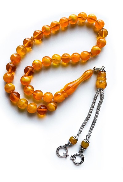 Ziu Küre Kesim Toz Kehribar Tesbih