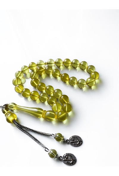 Ziu Küre Kesim Toz Kehribar Tesbih