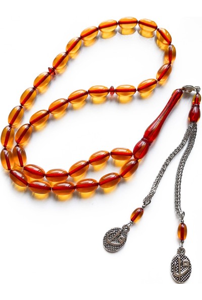 Ziu Arpa Kesim Toz Kehribar Tesbih